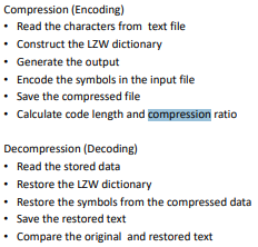 Solved Compression (Encoding) - Read the characters from | Chegg.com