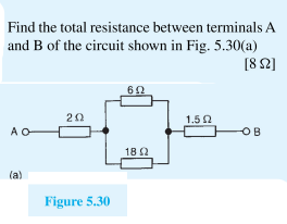 Solved Find the total resistance between terminals A and B | Chegg.com