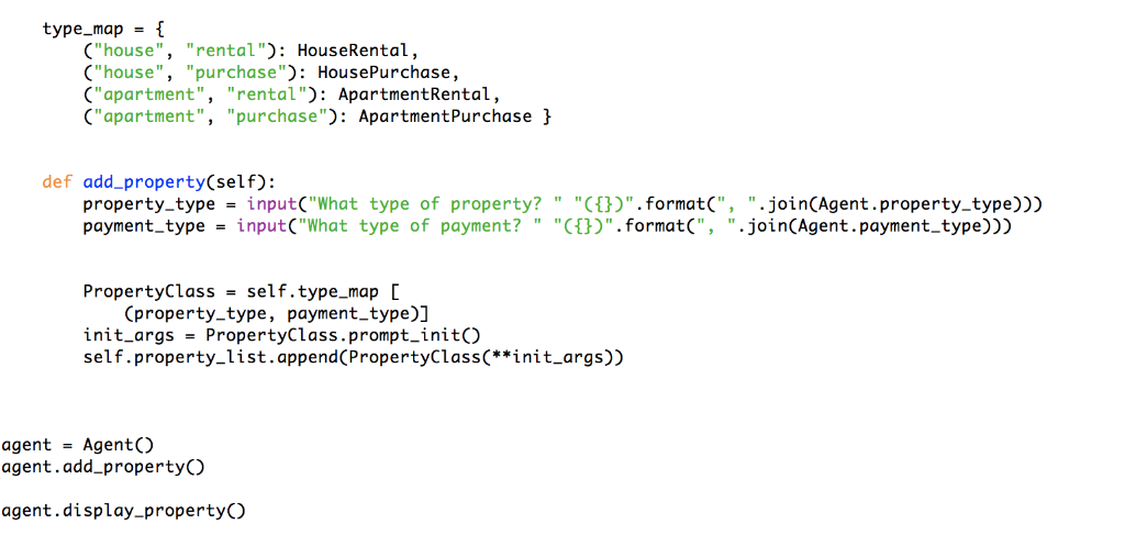 class Property: def init_(self, square feet-', | Chegg.com