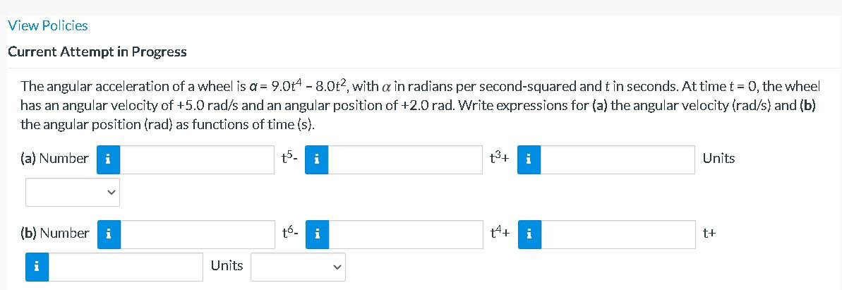 Solved View Policies Current Attempt in Progress The angular | Chegg.com