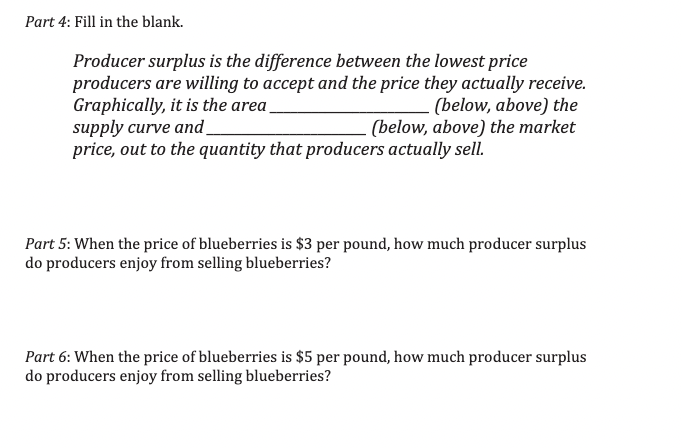 Solved Below, you are provided with the supply function for | Chegg.com