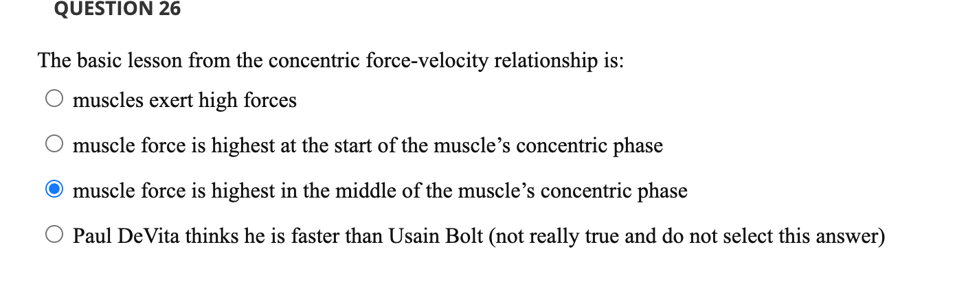 Solved QUESTION 26 The basic lesson from the concentric | Chegg.com