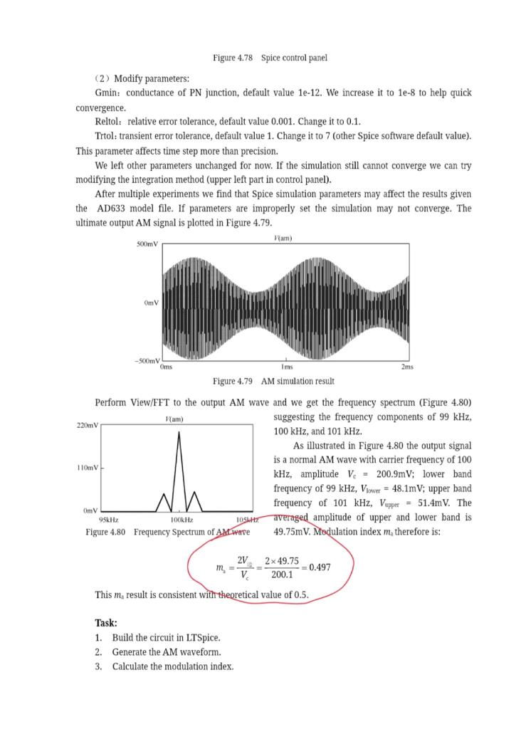 Class 3: Amplitude modulation AD633 is a low cost | Chegg.com