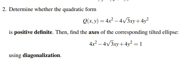 Solved Determine whether the quadratic | Chegg.com