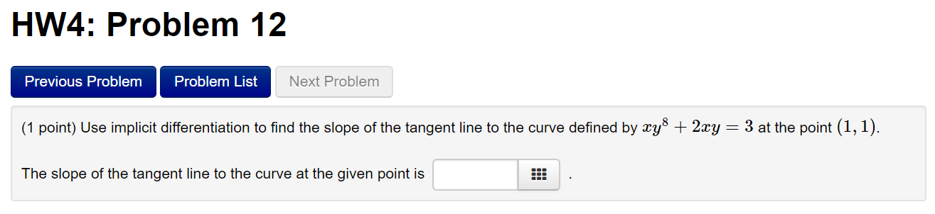 Solved HW4: Problem 12 Next Problem Previous Problem Problem | Chegg.com