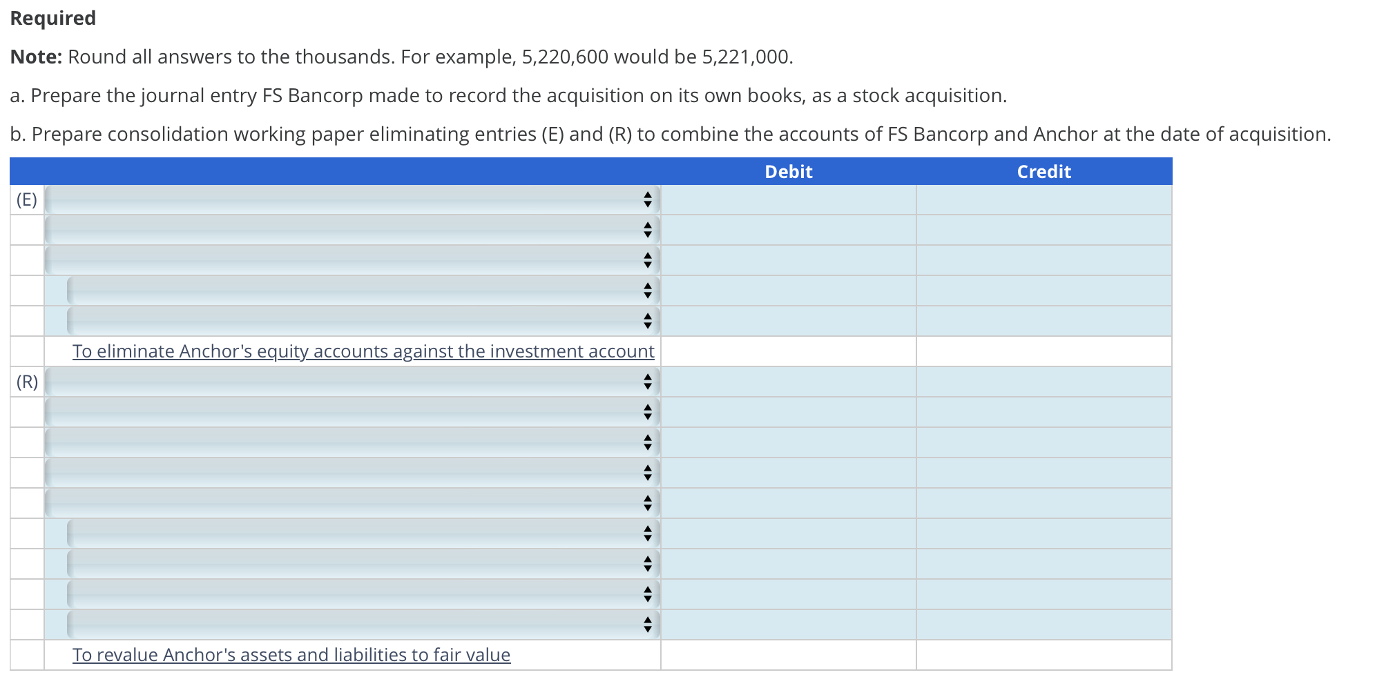 Acquisition with a Bargain Gain of $0.01 par value | Chegg.com