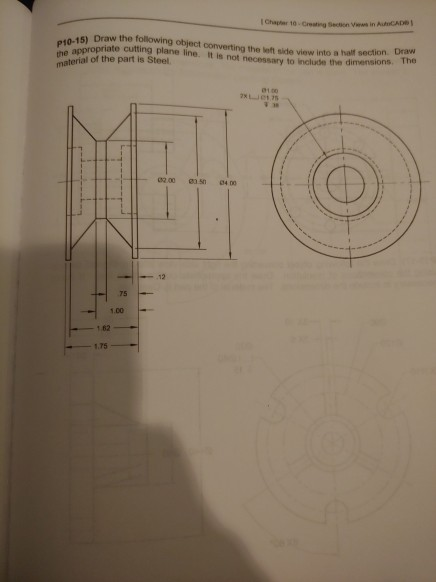 Solved draw the following object converting the left side | Chegg.com