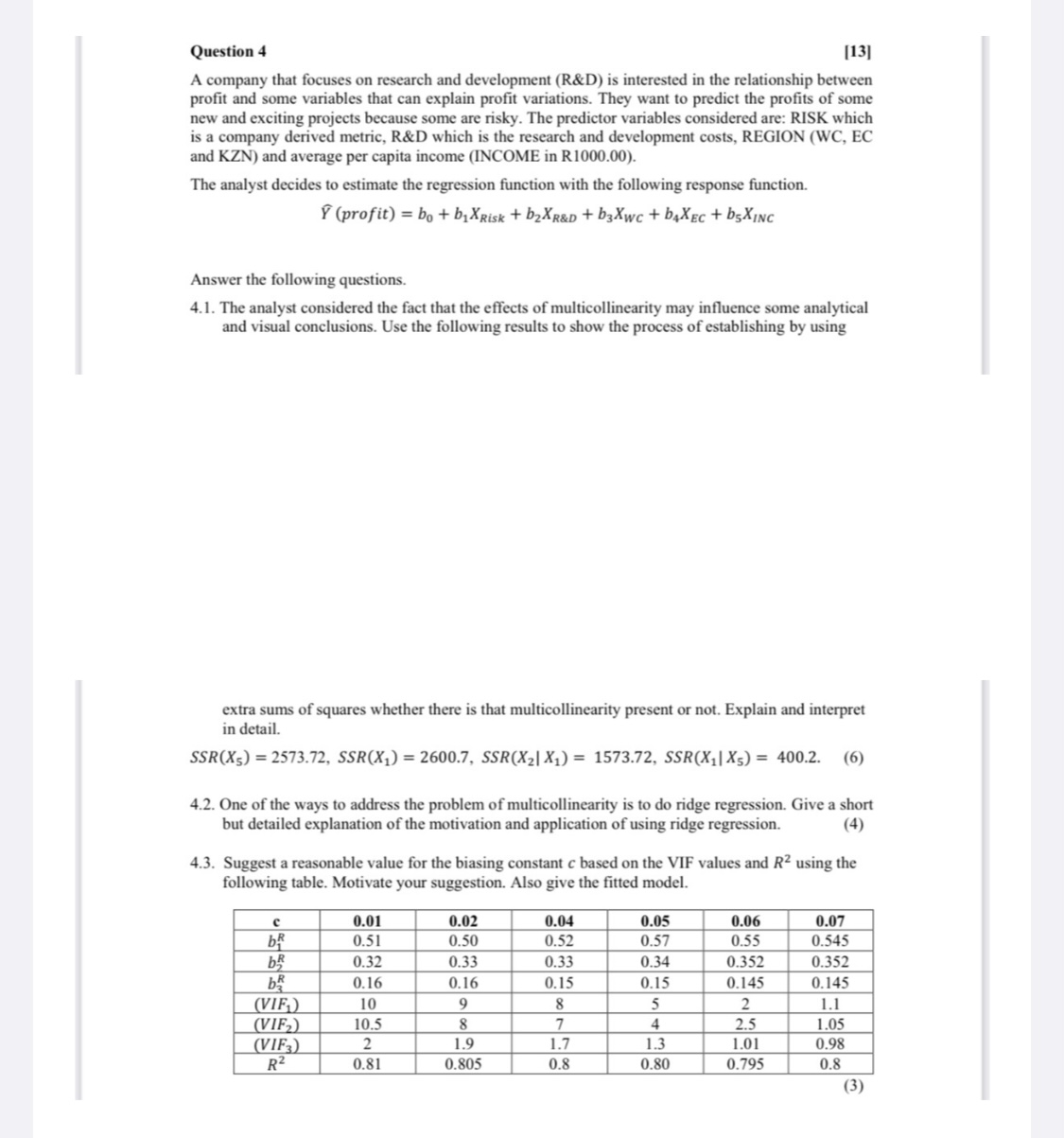 Solved Question 4A company that focuses on ﻿research and | Chegg.com
