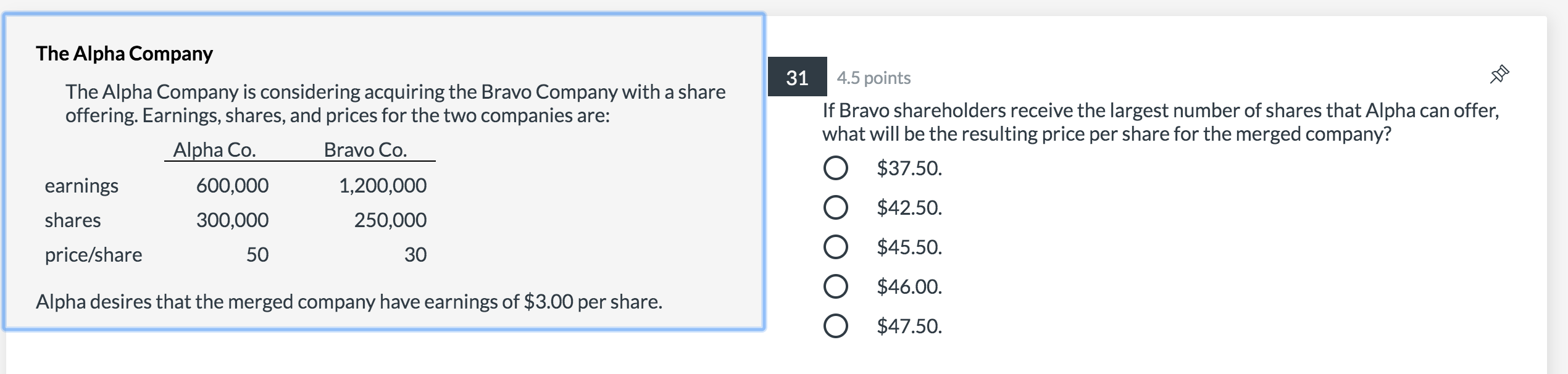 Solved De The Alpha Company The Alpha Company is considering | Chegg.com