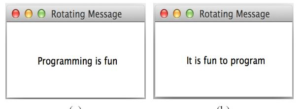 Solved (Alternate two messages) Write a program to | Chegg.com