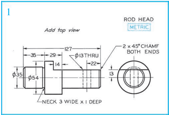Solved Give me steps how to draw it in 3D view with | Chegg.com
