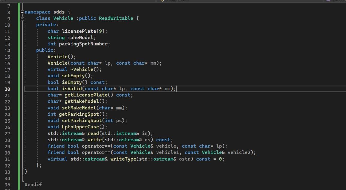 Solved Modification to Vehicle Access Specifiers Before | Chegg.com