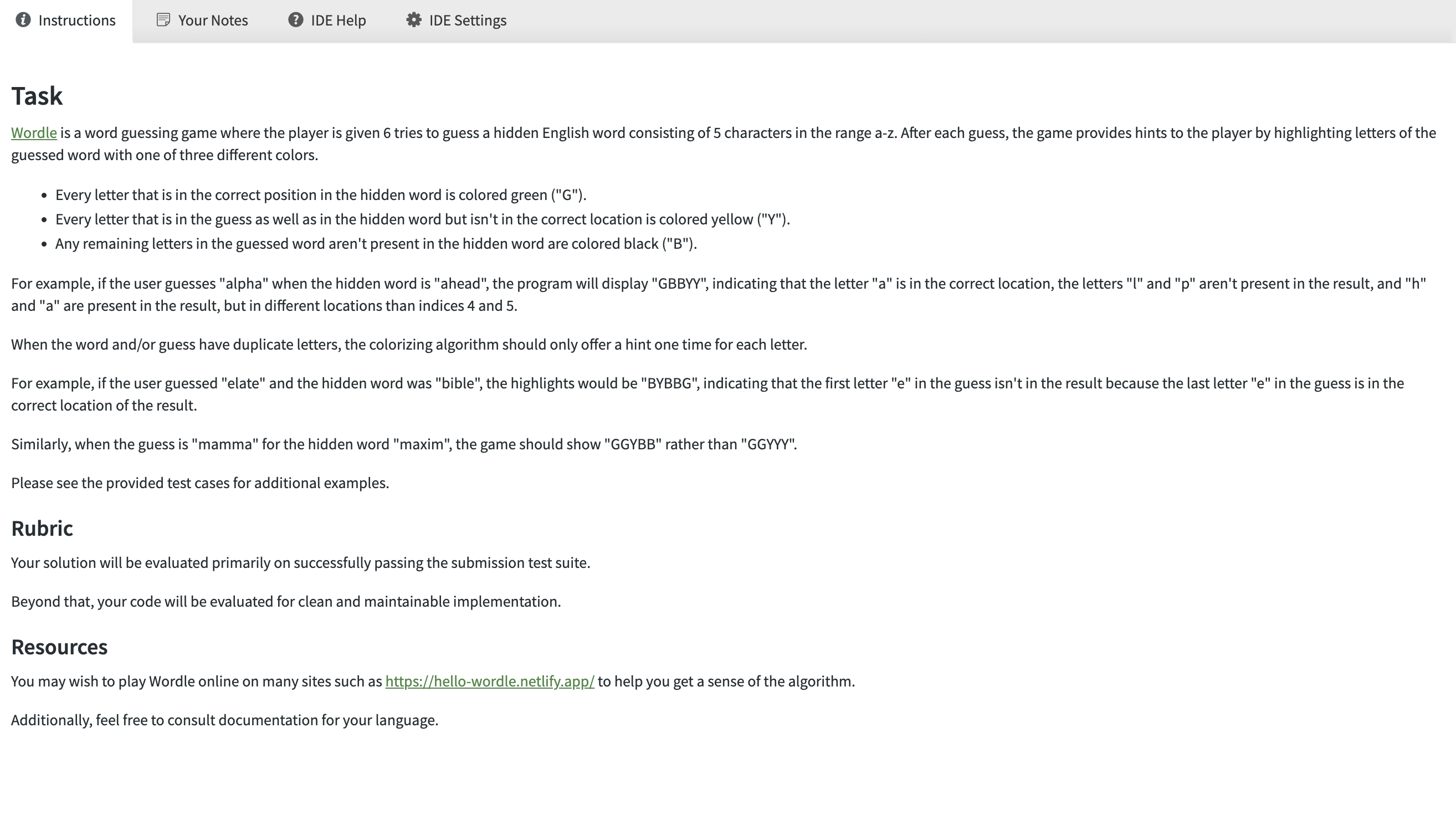 Solved Your Solutionguessed word with one of three different | Chegg.com