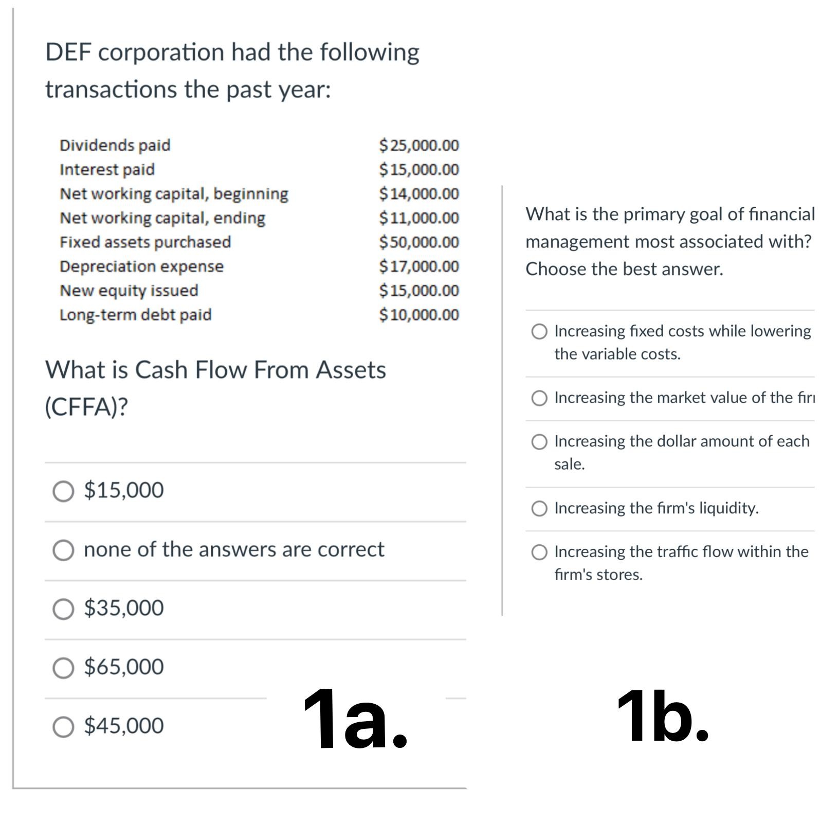 Solved pLEASE ANSWER Q 1A & 1B, | Chegg.com