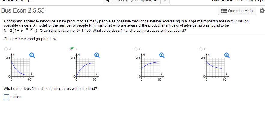 Solved Bus Econ 2 5 55 Question Help A Company Is Trying
