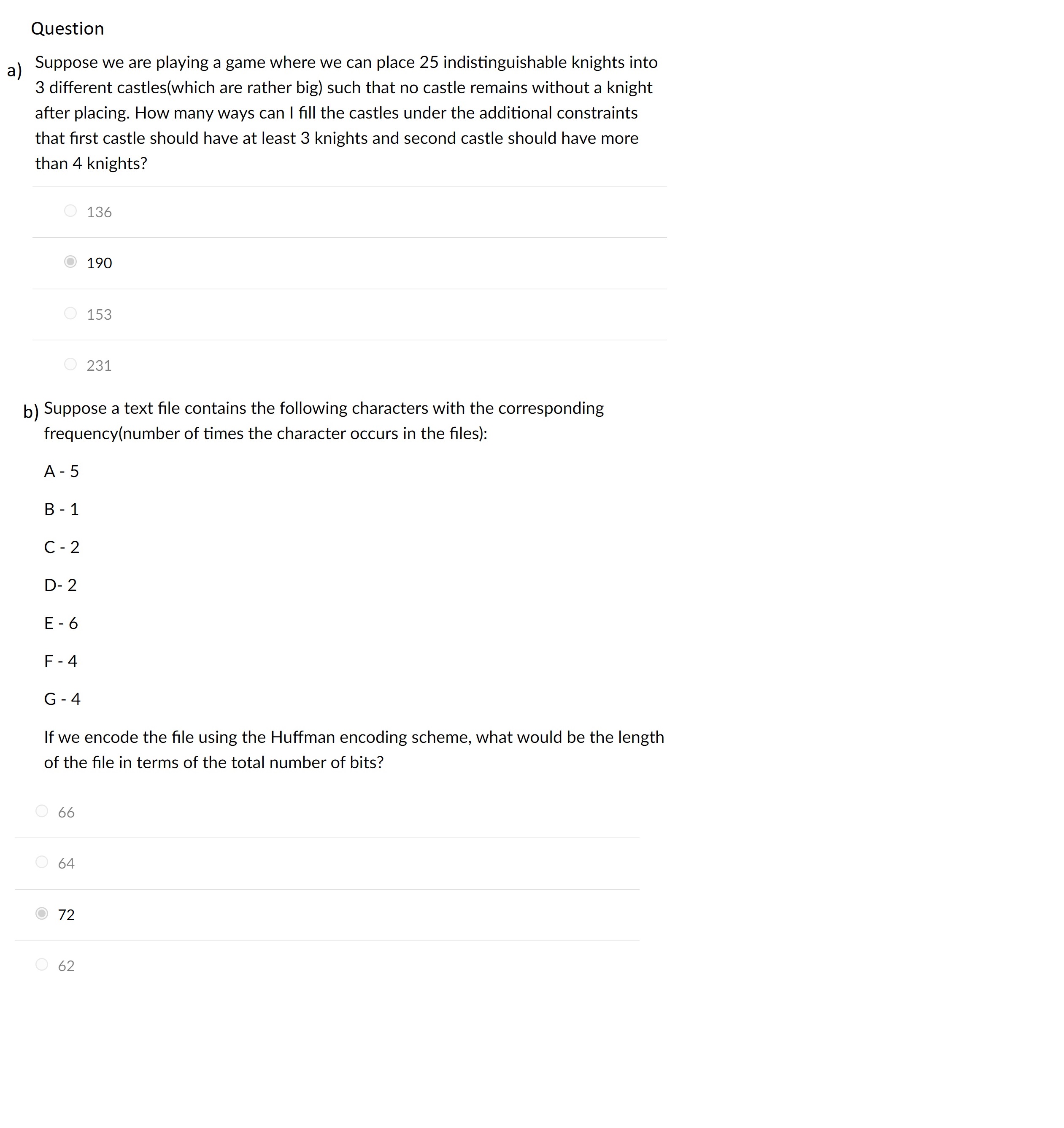 Solved 231b) ﻿Suppose a text file contains the following | Chegg.com