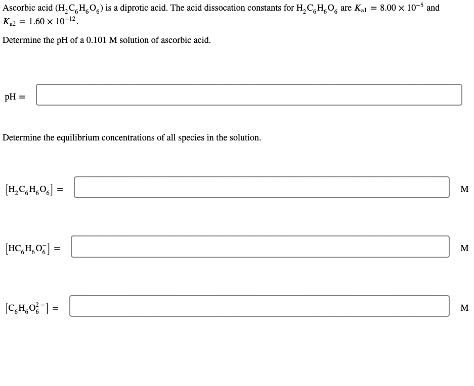 Solved Calculate the isoionic and isoelectric pH of 0.02122M | Chegg.com