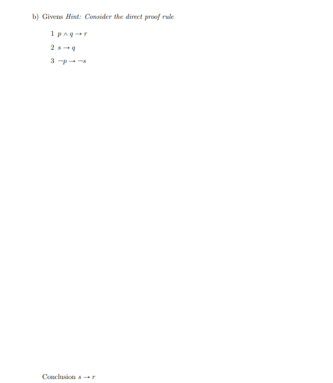 Solved 1 Inference Proofs Use Laws Of Equivalence And 