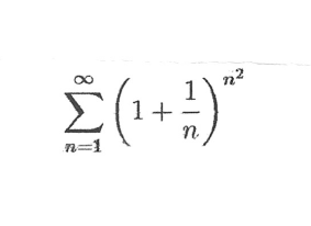 Solved ∑n=1∞(1+n1)n2 | Chegg.com