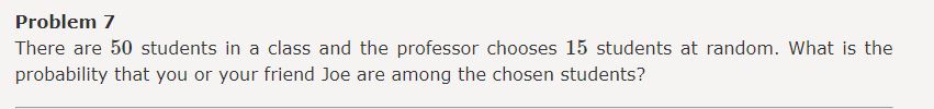 Solved Problem 7 There are 50 students in a class and the | Chegg.com