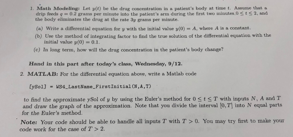 Solved Need Help With The Matlab Portion I Understand Part 