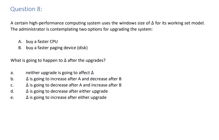 Solved A certain high-performance computing system uses the | Chegg.com