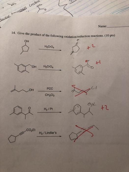 Solved NO2 NH2 uuive Aminatnon (redu Name: 14. Give the | Chegg.com