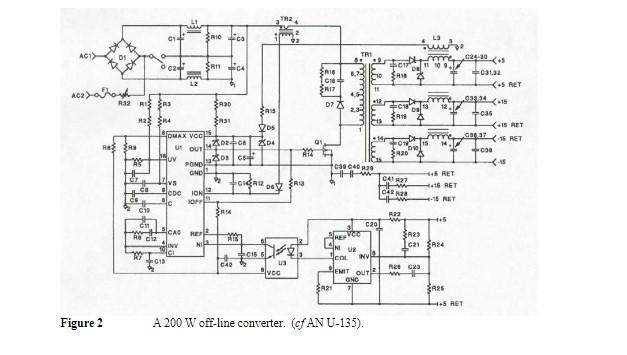 Solved Figure 2 shows the schematic of a commercial 200 W | Chegg.com