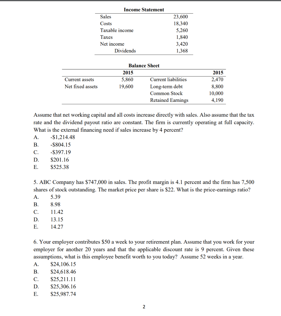 Solved Income Statement Sales Costs Taxable income Taxes Net | Chegg.com