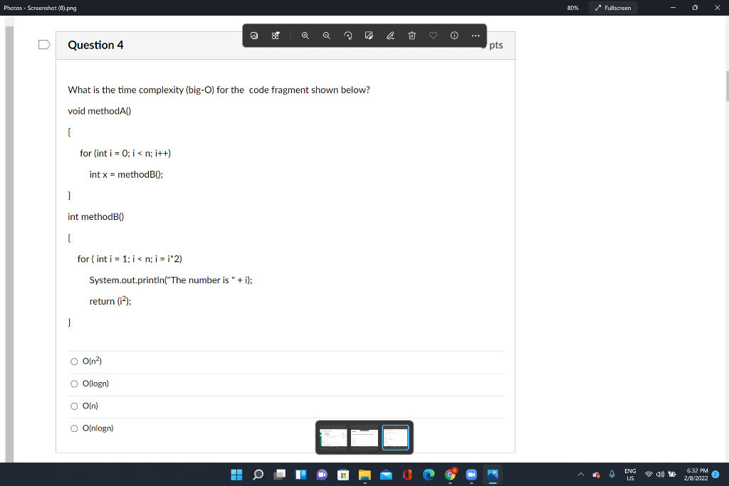 Solved Photos - Screenshot (C).png acx Fullscreen 9 et o D | Chegg.com