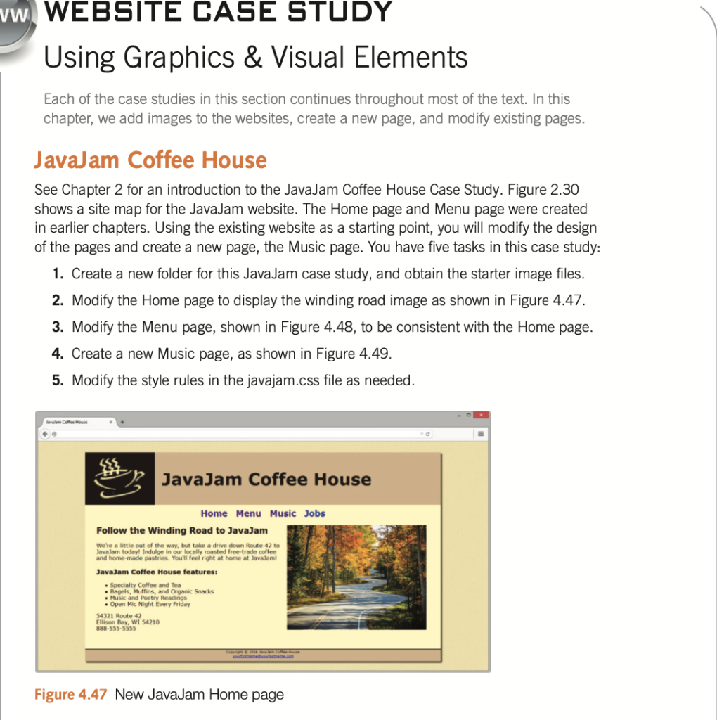 Solved vw WEBSITE CASE STUDY Using Graphics & Visual | Chegg.com