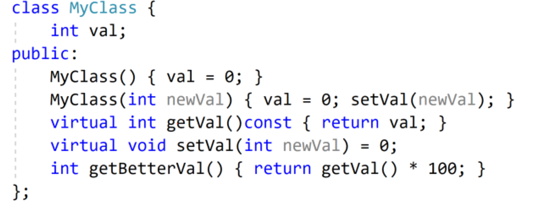 Solved In the example below, what type of class is | Chegg.com