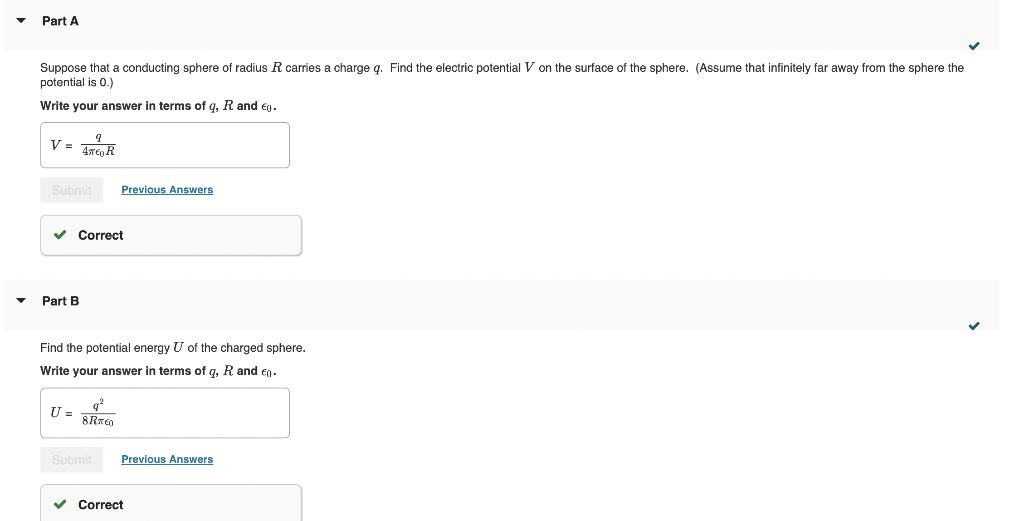 Solved Suppose that a conducting sphere of radius R carries | Chegg.com