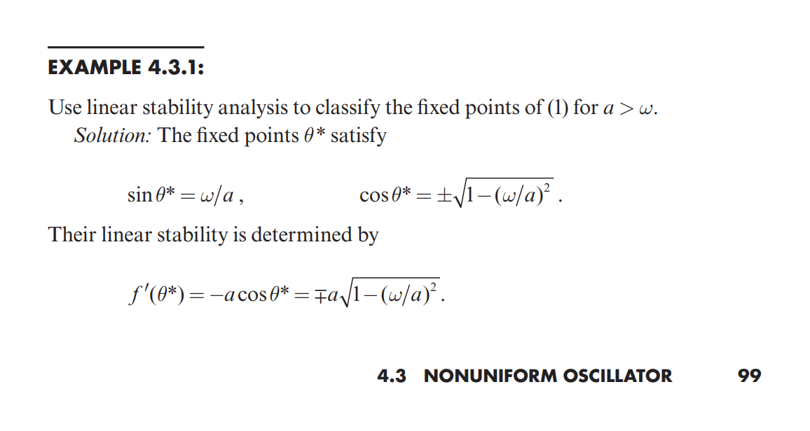 Solved Use linear stability analysis to classify the fixed | Chegg.com