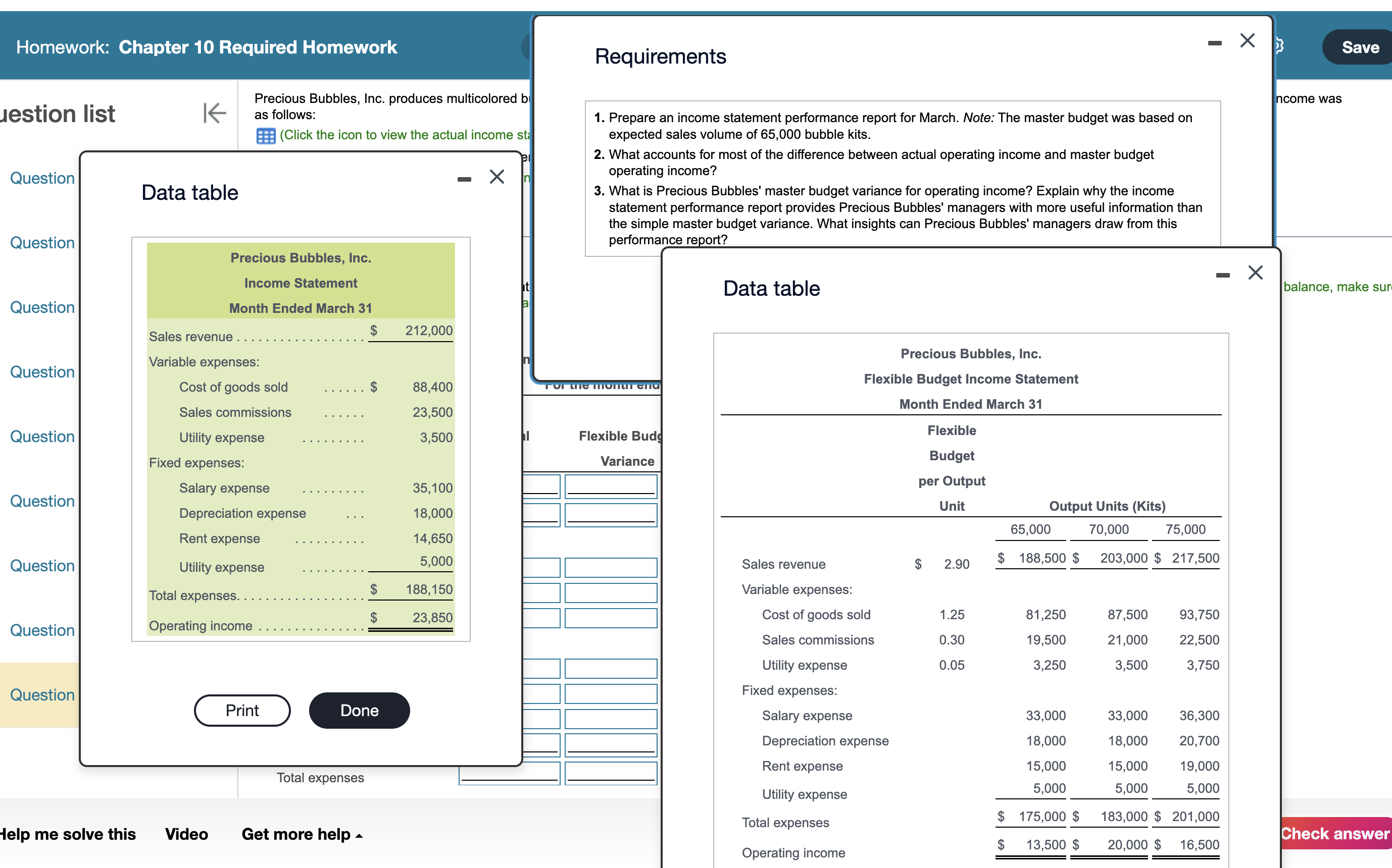 Solved Homework: Chapter 10 Required Homework | Chegg.com