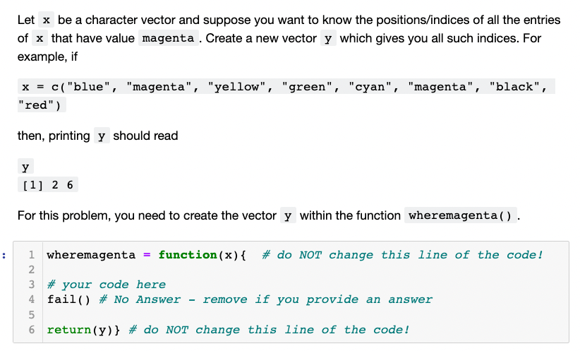 Solved Let x be a character vector and suppose you want to | Chegg.com