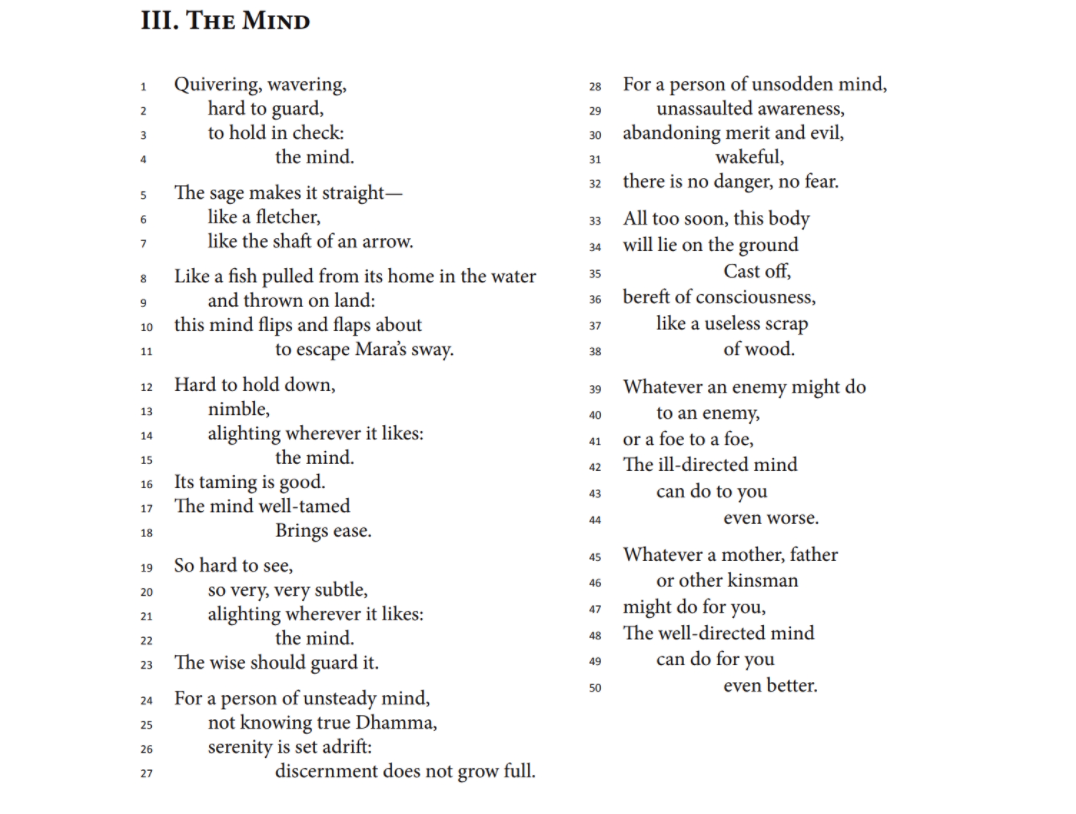 Readings From The Pali Canon SELECTIONS FROM THE | Chegg.com