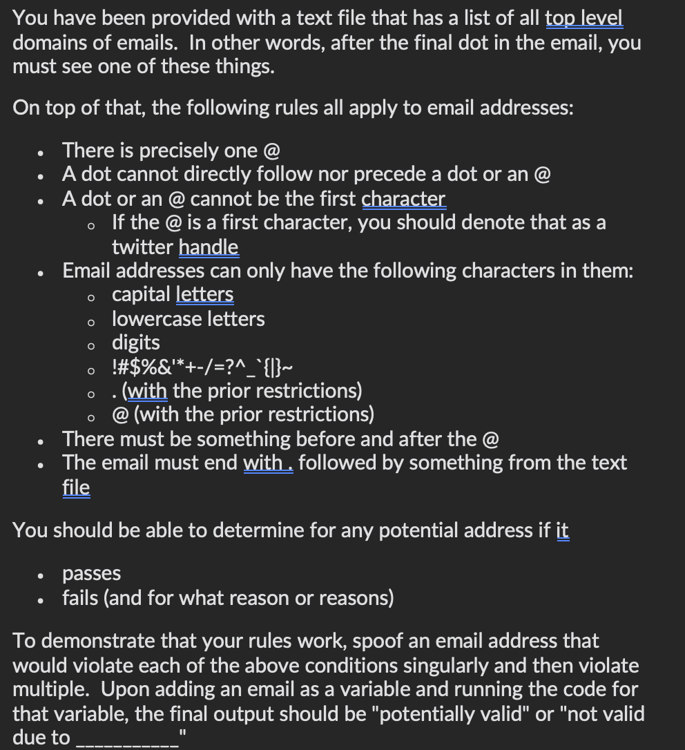 Solved You have been provided with a text file that has a | Chegg.com