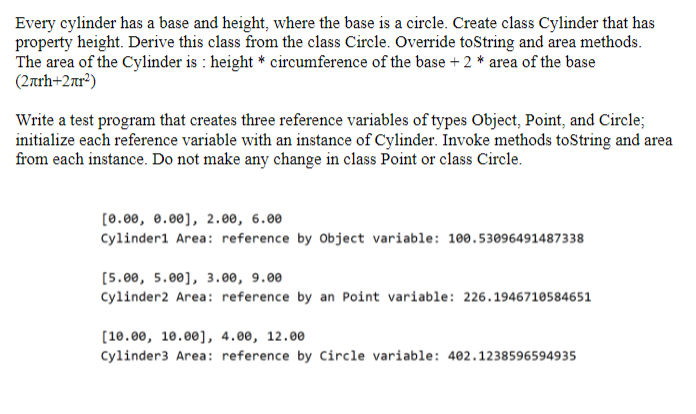 Solved public class Point { private double x, y; // | Chegg.com Solved public class Point { private double x, y; // | Chegg.com