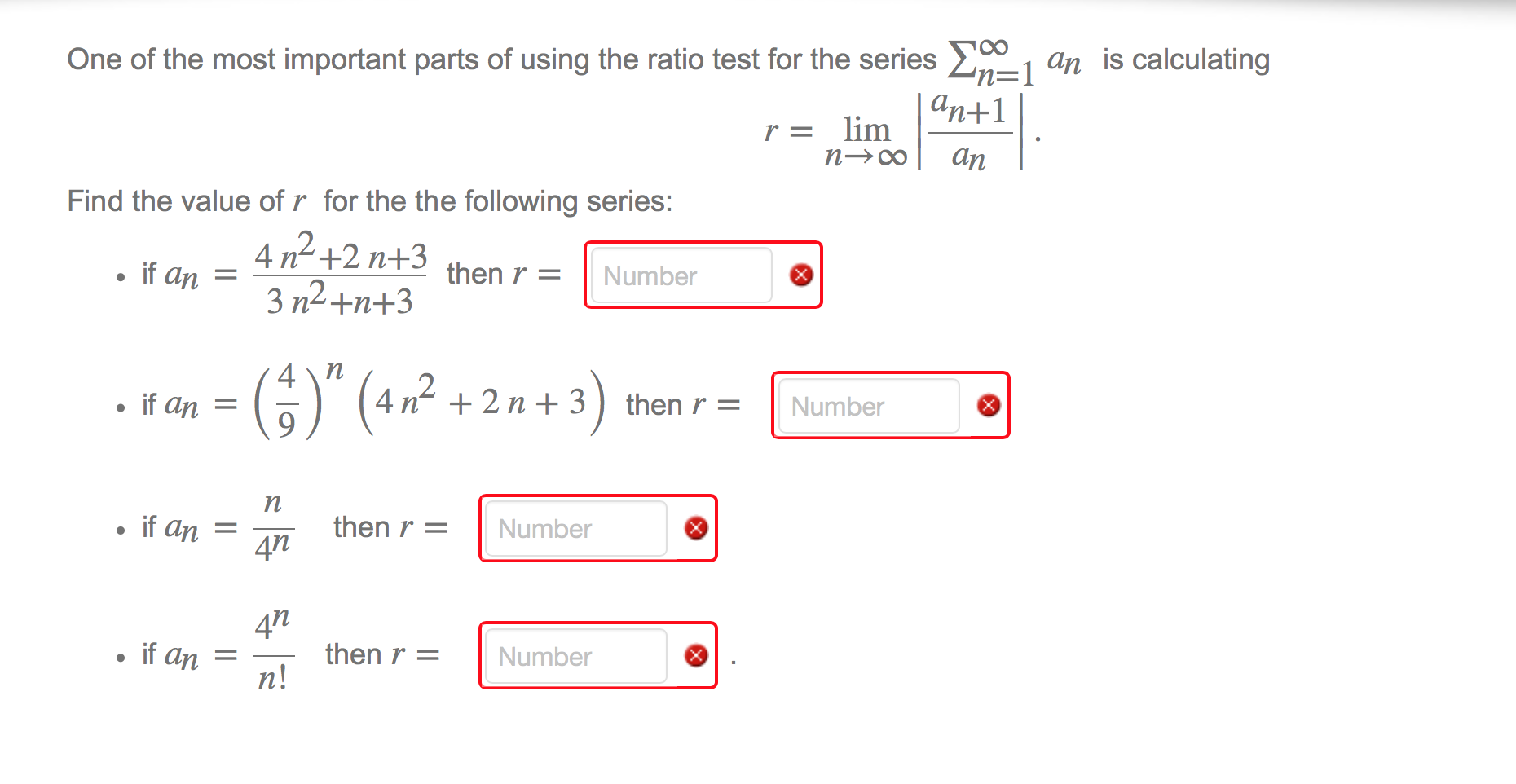 Solved One of the most important parts of using the ratio | Chegg.com