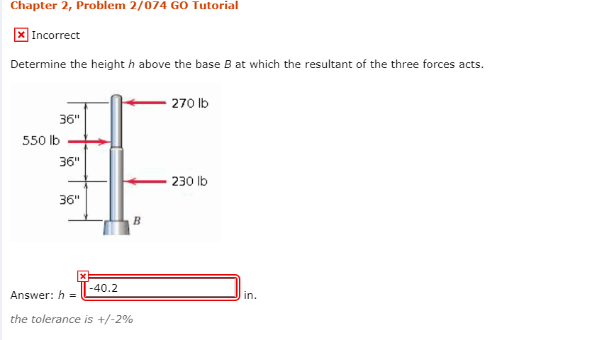 Solved Chapter 2, Problem 2/158 The combined action of the | Chegg.com