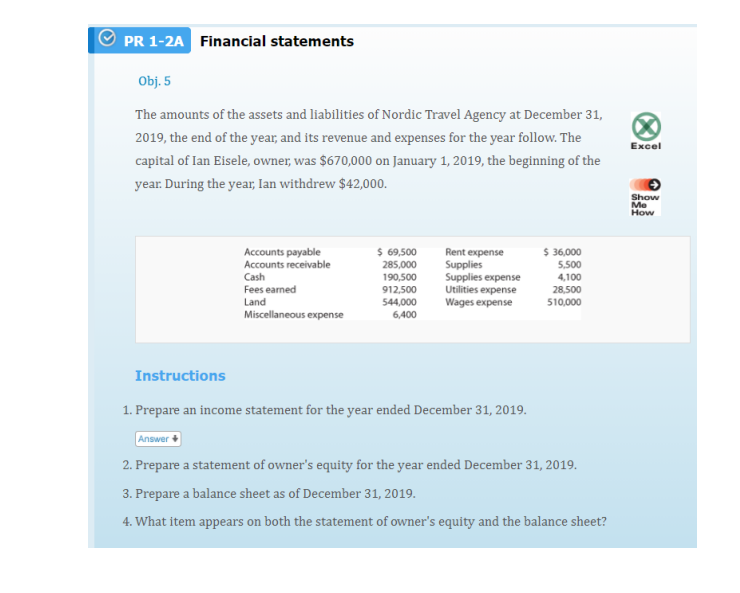 Solved The amounts of the assets and liabilities of Nordic | Chegg.com