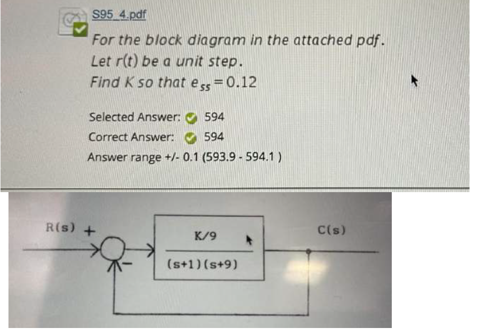 Solved S95 4.pdf For the block diagram in the attached pdf. | Chegg.com