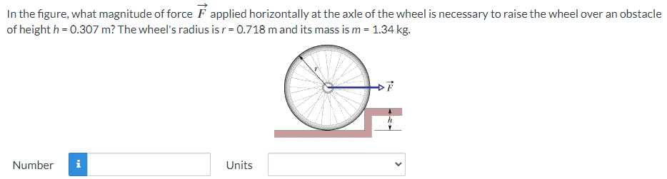 Solved In the figure, what magnitude of force F applied | Chegg.com