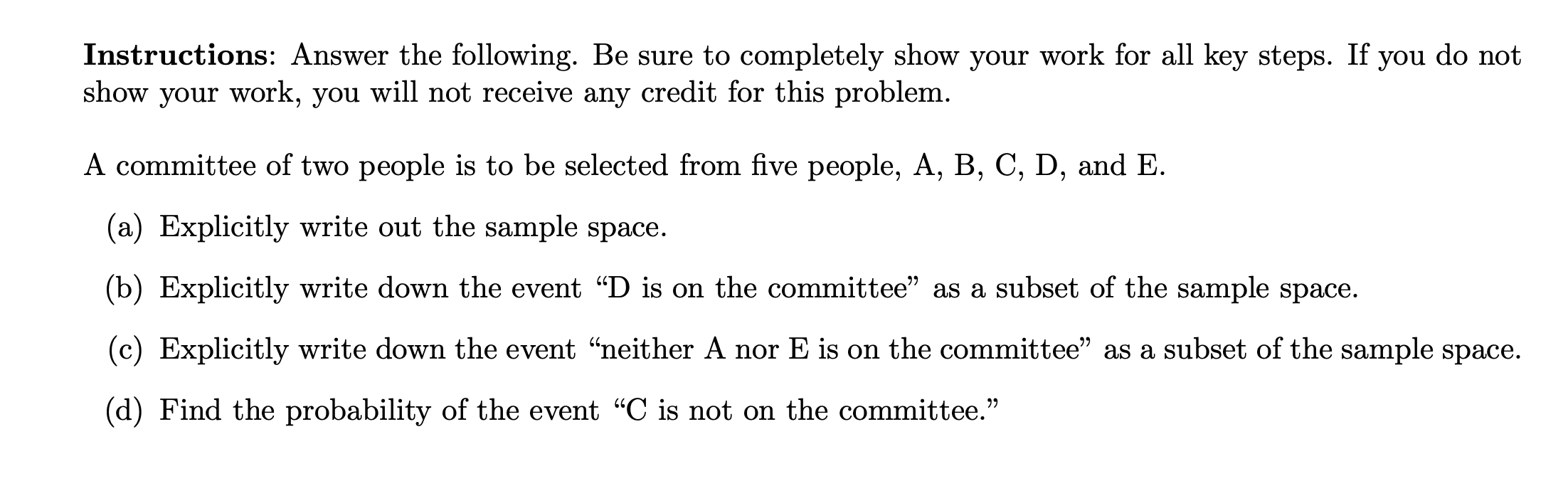 Solved Instructions: Answer the following. Be sure to | Chegg.com
