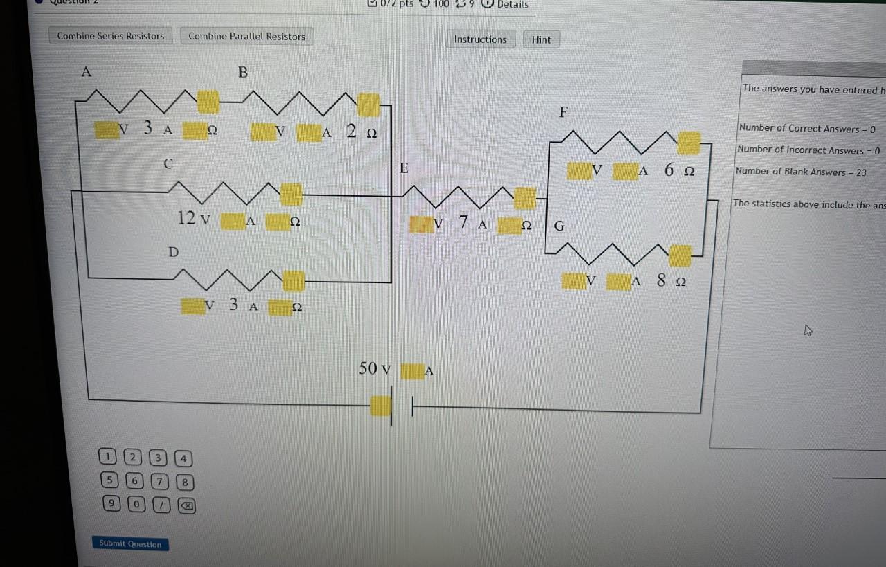 Solved he circuit at left is a puzzle. To completely solve | Chegg.com