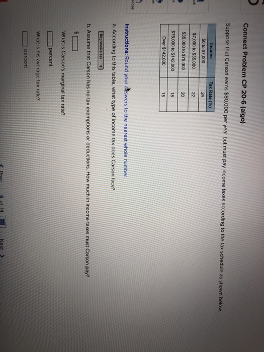 Solved Connect Problem CP 20-6 (algo) Suppose that Carson | Chegg.com