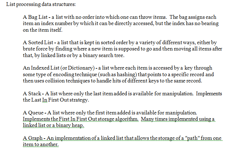 For each of the following scenarios, pick a data | Chegg.com