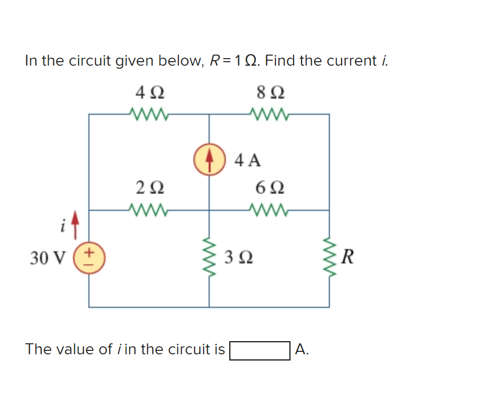 Solved In the circuit given below, R= 30 12. Find vo and io. | Chegg.com