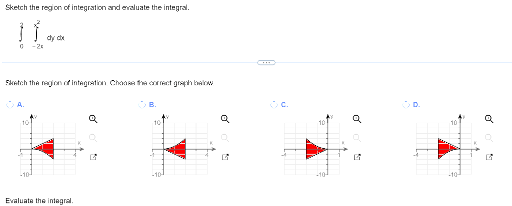 Solved Sketch the region of integration and evaluate the | Chegg.com